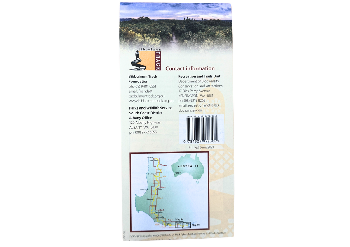 Bibbulmun Track Map #8 – WA Visitor Centre Shop | Souvenirs, Apparel ...